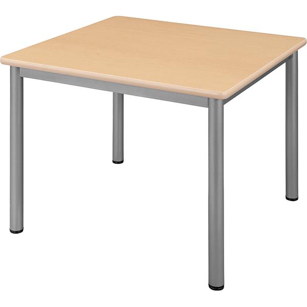 ミーティングテーブル　幅900×奥行900mm商品番号：TL9090ハイテクウッド・HitechWood【代引不可】■サイズW900×D900×H700mm■天板メラミン化粧板PVCエッジ厚さ26mm■脚部スチール（粉体塗装）直径50.8m...