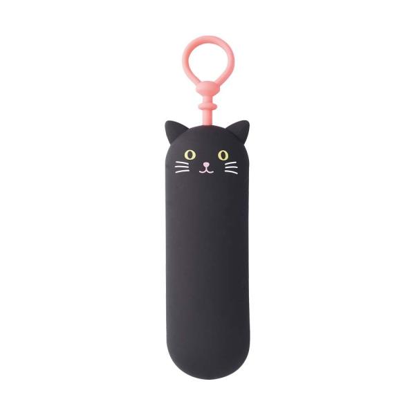 メーカー取寄せ商品 【メール便なら送料290円】PuniLabo スリムキーケース クロネコ A7785-3