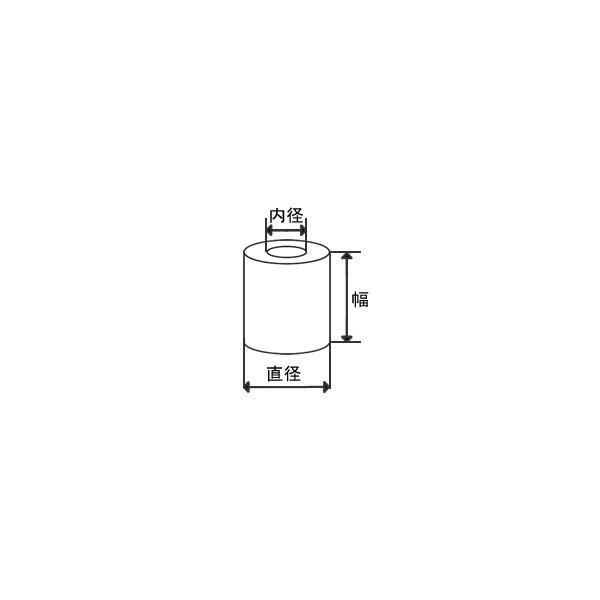 メーカー直送　受注生産商品【送料無料！】感熱ロール紙　幅56×直径23×内径8　裏巻き　200巻