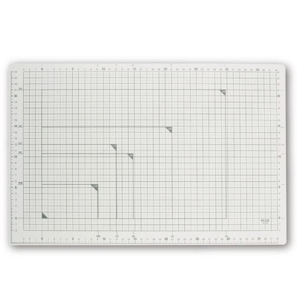 メーカー取寄せ商品　プラス(PLUS) カッティングマット A3サイズ CS-A3 ライトグレー　48-583