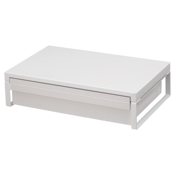 メーカー取寄せ商品　LIHIT LAB.＜リヒトラブ＞机上台(引出し付) W390 白 A7341-0