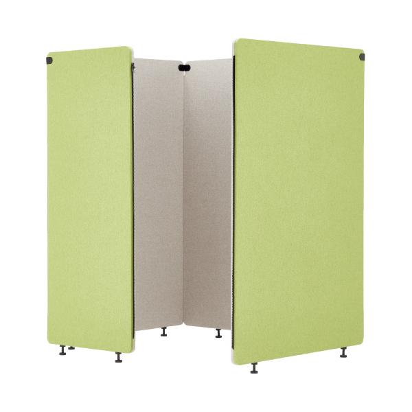 メーカー直送商品【送料無料！】プラス 集中ブース FP-1210-M YG/WG 128235