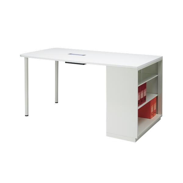 メーカー直送商品【送料無料！】プラス b-Foret 収納庫付ハイテーブル BF-H189E W4 868727