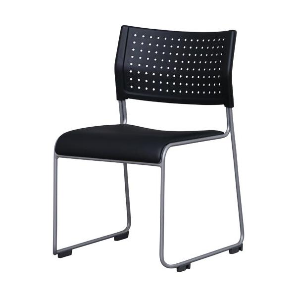 ジョインテックス JOINTEXT 会議イス ASL-110PV-BK ブラック 椅子 座る 仕事 会議 打ち合わせ ミーティング