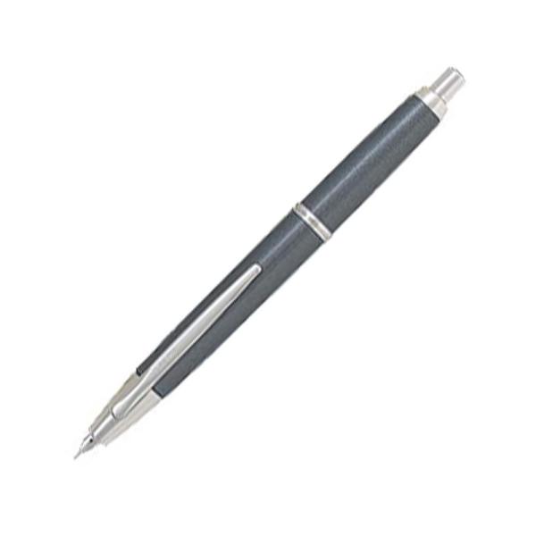 パイロット PILOT 万年筆 キャップレス・デシモ ダークグレーマイカ 極細字 ギフトケース付き FCT-15SR-GY-EF Capless decimo