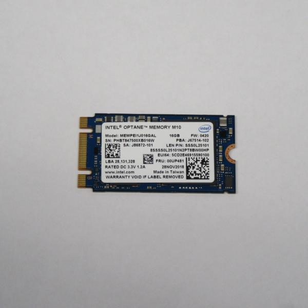 希少なM.2 2242規格品動作確認済み中古PCより取り外した物です。取り付け構成が比較的難しいため、最低限の自作PCの知識のある方がご購入下さい。使用方法や動作環境はご自身でお調べ下さい。一切のサポートは行っておりません。ポスト投函でのお...