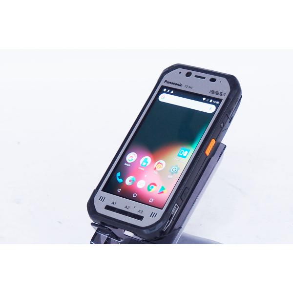 Panasonicの、堅牢なコンパクトモバイル「TOUGHPAD FZ-N1CKLAAZJ」です。過酷な現場で頼れる頑丈設計かつ軽量でコンパクト、持ち運びも楽々可能です！