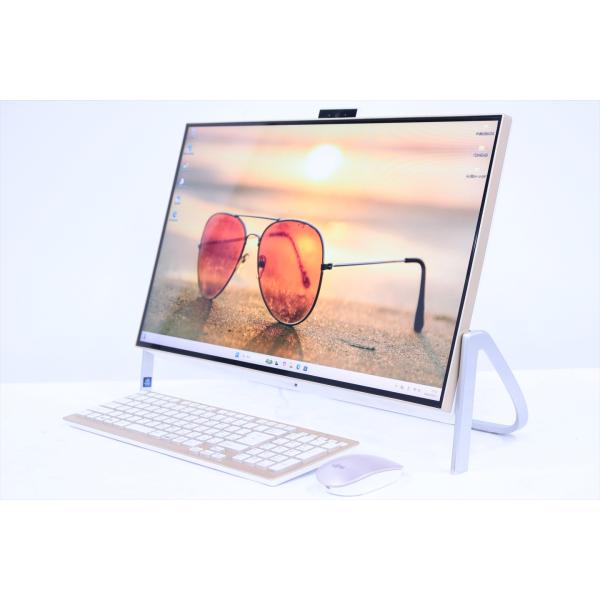 ・Core i7-8750Hを搭載し、日常作業からビジネス用途まで快適に対応・23.8インチ FHD液晶で文字も画像もくっきり表示・ホワイト×ゴールドカラーが印象的・狭額縁でスタイリッシュ・ブルーレイドライブ搭載！外付けドライブを用意せず、...