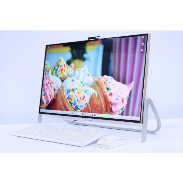 ・Core i7-7700HQを搭載し、日常作業からビジネス用途まで快適に対応・23.8インチ FHD液晶で文字も画像もくっきり表示・ホワイト×ゴールドの上品カラー！部屋に置きやすい洗練デザイン◆ワイヤレスキーボード＆ワイヤレスマウス付属