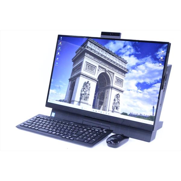 ・Core i7-8565Uを搭載し、日常作業からビジネス用途まで快適に対応・23.8インチ FHD液晶で文字も画像もくっきり表示・ファインブラックの高級感あるデザイン・一体型PCだから省スペースでスッキリ