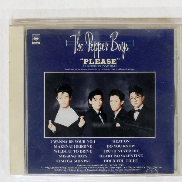 アーティスト：THE PEPPER BOYSタイトル：PLEASEレーベル：Sony Music Records 32DH5071ジャケット：可盤：可帯：NONEFMT：CD枚数：1JAN：4988009576367コメント：JAPANレビュー：