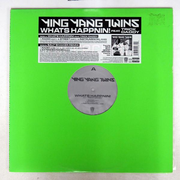 アーティスト：YING YANG TWINSタイトル：WHAT'S HAPPNIN! SALT SHAKERレーベル：TVT TV24870ジャケット：E-盤：E-帯：NONEFMT：12枚数：1JAN：コメント：US盤 盤レビュー：