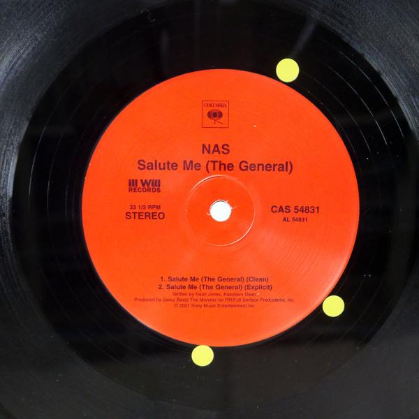 アーティスト：NASタイトル：SALUTE MEレーベル：COLUMBIA CAS54831ジャケット：NONE盤：VG+,W,ST帯：NONEFMT：12枚数：1JAN：コメント：US盤 盤レビュー：