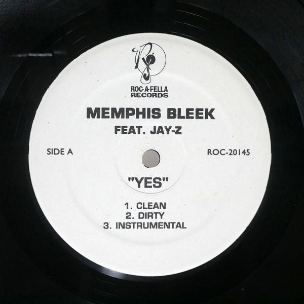 アーティスト：MEMPHIS BLEEKタイトル：YES !レーベル：ROC-A-FELLA ROC20145ジャケット：E-盤：E-帯：NONEFMT：12枚数：1JAN：コメント：US盤 盤 12INCHレビュー：