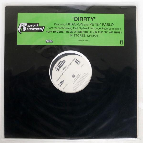 アーティスト：Ruff Rydersタイトル：DIRRTYレーベル：INTERSCOPE INTR106491ジャケット：E-盤：E-帯：NONEFMT：12枚数：1JAN：コメント：US盤レビュー：