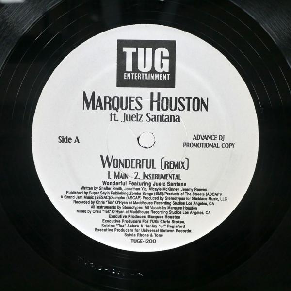 アーティスト：Marques Houstonタイトル：WONDERFUL (REMIX)レーベル：T.U.G. ENTERTAINMENT TUGE1200ジャケット：NONE盤：E-帯：NONEFMT：12枚数：1JAN：コメント：US盤...