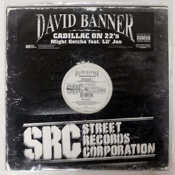 アーティスト：DAVID BANNERタイトル：CADILLAC ON 22'S MIGHT GETCHAレーベル：UNIVERSAL B000118911ジャケット：E-盤：VG+帯：NONEFMT：12枚数：1JAN：コメント：US盤レ...