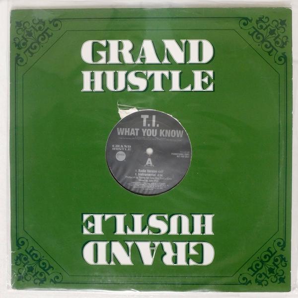 アーティスト：T.I.タイトル：WHAT YOU KNOWレーベル：ATLANTIC PR302138ジャケット：NONE盤：VG+帯：NONEFMT：12枚数：1JAN：コメント：US盤 PROMOレビュー：