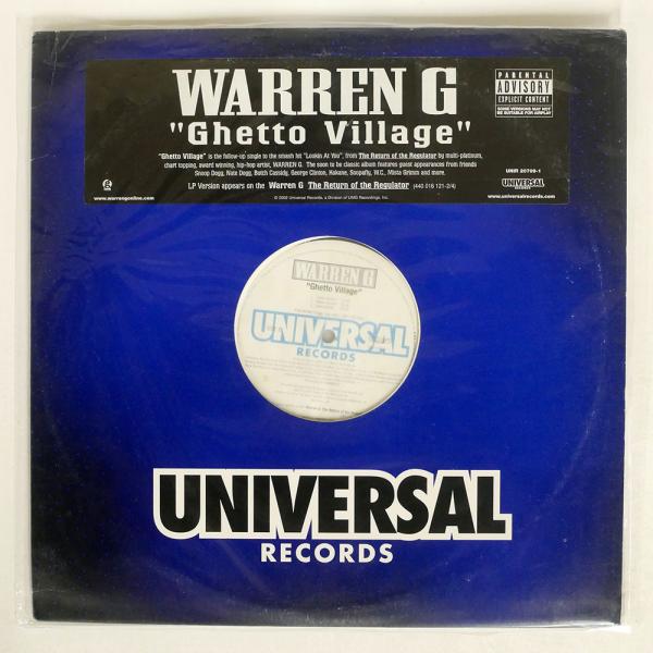 アーティスト：WARREN Gタイトル：GHETTO VILLAGEレーベル：UNIVERSAL UNIR207091ジャケット：VG+盤：E-,DJ帯：NONEFMT：12枚数：1JAN：コメント：US盤レビュー：