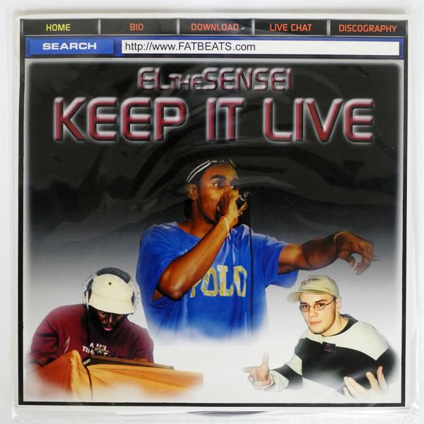 アーティスト：EL DA SENSEIタイトル：KEEP IT LIVEレーベル：FAT BEATS EL732ジャケット：E-盤：VG+,ST帯：NONEFMT：12枚数：1JAN：コメント：US盤レビュー：