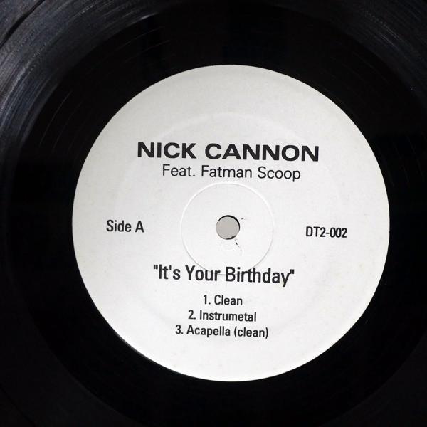 アーティスト：NICK CANNONタイトル：IT'S YOUR BIRTHDAYレーベル：NOT ON LABEL DT2002ジャケット：NONE盤：E-帯：NONEFMT：12枚数：1JAN：コメント：-レビュー：