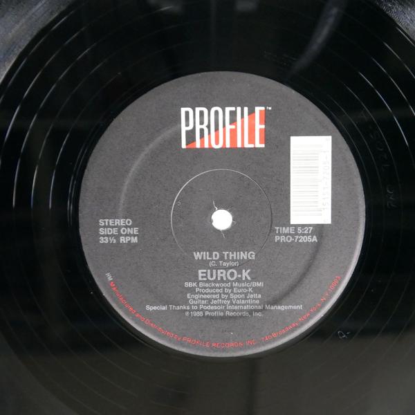 アーティスト：EURO-Kタイトル：WILD THINGレーベル：PROFILE PRO7205ジャケット：NONE盤：E-帯：NONEFMT：12枚数：1JAN：コメント：US盤 ジャケ無しレビュー：