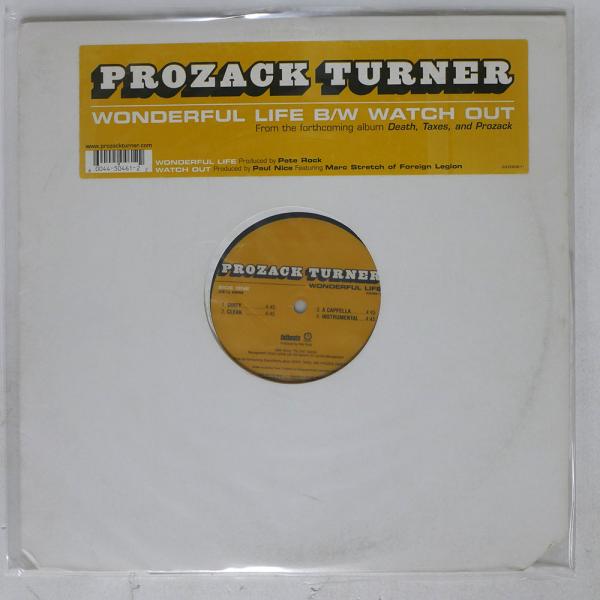 アーティスト：PROZACK TURNERタイトル：WONDERFUL LIFE WATCH OUTレーベル：DREAMWORKS B000089811ジャケット：E-,C盤：E-帯：NONEFMT：12枚数：1JAN：コメント：US盤レビュー：