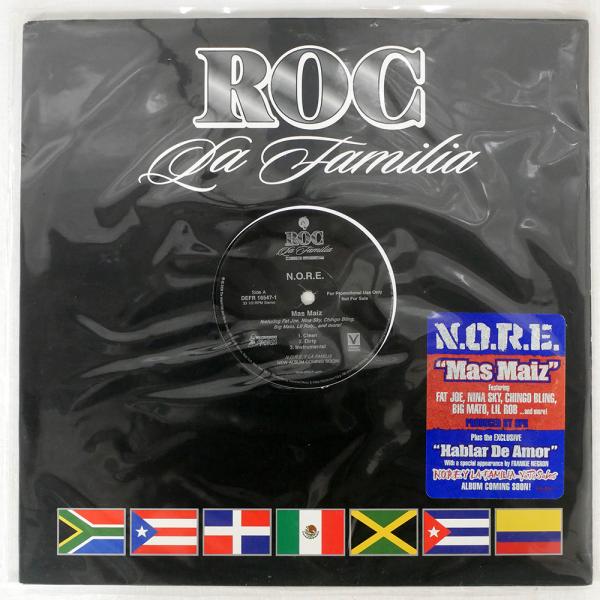 アーティスト：N.O.R.E.タイトル：MAS MAIZ / HABLAR DE AMORレーベル：DEF JAM RECORDINGS DEFR165471ジャケット：E-盤：VG+帯：NONEFMT：12枚数：1JAN：コメント：US盤...