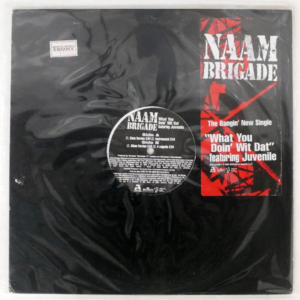 アーティスト：NAAM BRIGADEタイトル：WHAT YOU DOIN WIT DATレーベル：ARTIST DIRECT ARTDJ010801ジャケット：E-盤：VG+帯：NONEFMT：12枚数：1JAN：コメント：US盤 02....