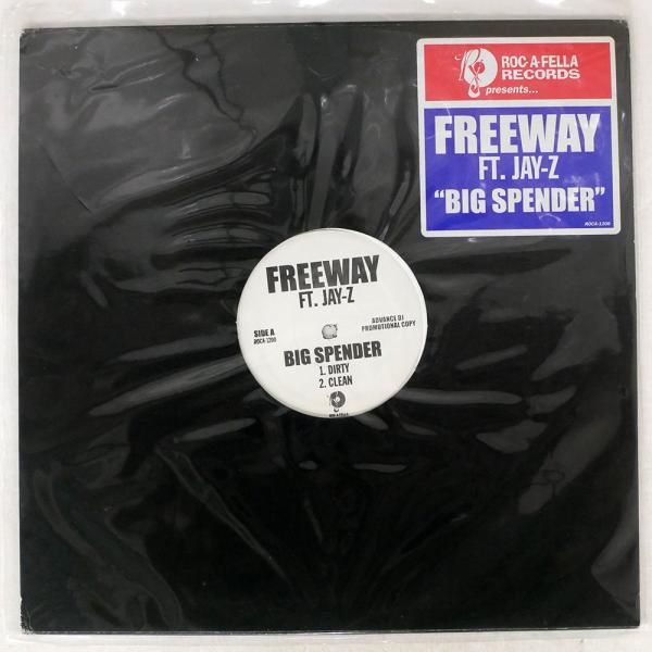 アーティスト：FREEWAYタイトル：BIG SPENDERレーベル：ROC-A-FELLA ROCA1200ジャケット：E-盤：E-,DJ帯：NONEFMT：12枚数：1JAN：コメント：US盤 07. US PRESS / 12 / P...