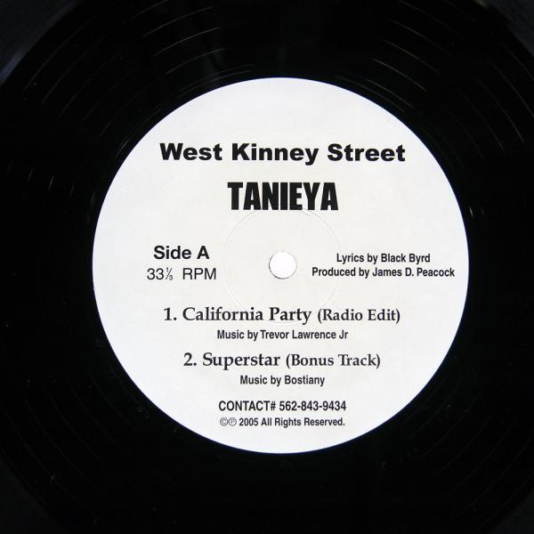 アーティスト：TANIEYAタイトル：California Partyレーベル：West Kinney Street Records noneジャケット：NONE盤：VG+帯：NONEFMT：12枚数：1JAN：コメント：US盤 US PR...