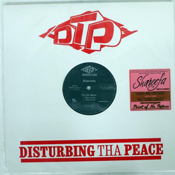 アーティスト：SHAREEFAタイトル：CRY NO MORE / NO ONE SAIDレーベル：DISTURBING THA PEACE DEFR166541ジャケット：E-盤：VG+帯：NONEFMT：12枚数：1JAN：コメント：U...