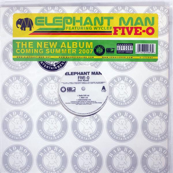 アーティスト：ELEPHANT MANタイトル：FIVE-Oレーベル：BAD BOY ENTERTAINMENT 171580ジャケット：E-盤：E-帯：NONEFMT：12枚数：1JAN：コメント：US盤 07. US PRESS / 1...
