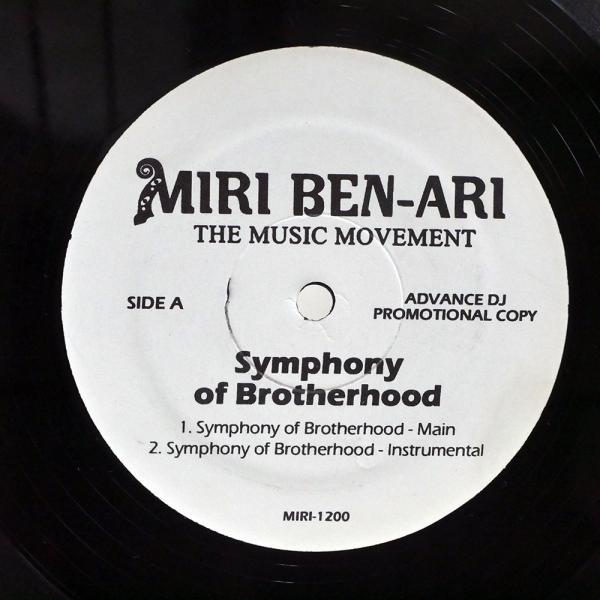アーティスト：MIRI BEN-ARIタイトル：SYMPHONY OF THE BROTHERHOODレーベル：MIRIMODE PRODUCTIONS MIRI12S1200ジャケット：NONE盤：E-帯：NONEFMT：12枚数：1JA...