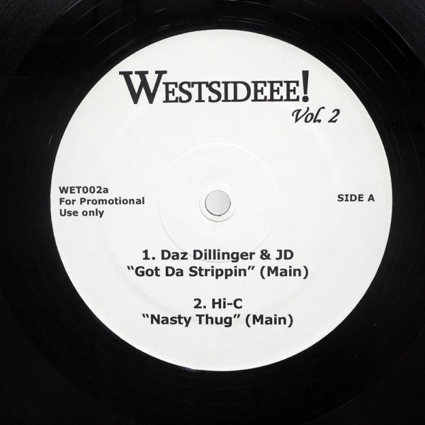 アーティスト：VAタイトル：Westsideee! Vol. 2レーベル：NOT ON LABEL WET002ジャケット：NONE盤：E-帯：NONEFMT：12枚数：1JAN：コメント：US盤 03. UNKNOWN PRESS / 1...