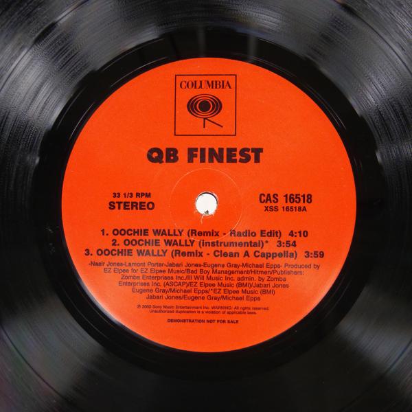 アーティスト：QB FINESTタイトル：OOCHIE WALLY (REMIX)レーベル：COLUMBIA CAS16518ジャケット：E-盤：E-帯：NONEFMT：12枚数：1JAN：コメント：US盤 2000. US / 12/ P...