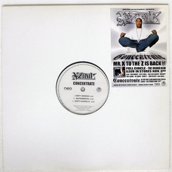 アーティスト：XZIBITタイトル：CONCENTRATEレーベル：NEO NEOPROMO061001ジャケット：E-盤：E-帯：NONEFMT：12枚数：1JAN：コメント：US盤 2006. US / 12"レビュー：