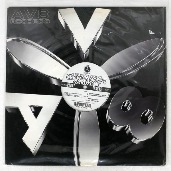 アーティスト：FRANK DELOURタイトル：CROWD MOOVAS VOLUME . 1レーベル：AV8 AV322ジャケット：E-,SP盤：E-,ST帯：NONEFMT：12枚数：1JAN：コメント：US盤レビュー：