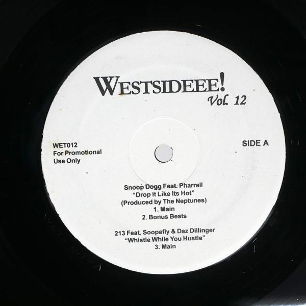 アーティスト：VAタイトル：Westsideee! Vol. 12レーベル：NONE WET012ジャケット：VG+,ST盤：E帯：NONEFMT：12枚数：1JAN：コメント：ブート盤レビュー：