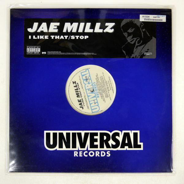 アーティスト：JAE MILLZタイトル：I LIKE THAT / STOPレーベル：UNIVERSAL UNIR214431ジャケット：E-盤：E-帯：NONEFMT：12枚数：1JAN：コメント：US盤  2005. US / PRO...