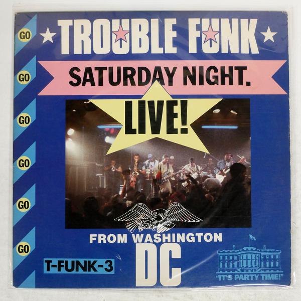 アーティスト：TROUBLE FUNKタイトル：SATURDAY NIGHT LIVE FROM WASHINGTON DCレーベル：ISLAND 904881Yジャケット：E-盤：E-帯：NONEFMT：LP枚数：1JAN：コメント：US...