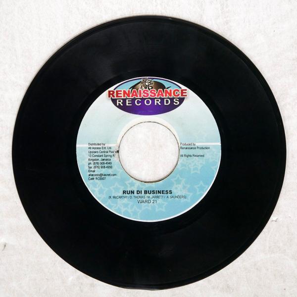 アーティスト：WARD 21タイトル：RUN DI BUSINESS / HAVE WI OWNレーベル：RENAISSANCE RC0007ジャケット：NONE盤：VG+,W帯：NONEFMT：7枚数：1JAN：コメント：   盤スレ多い...