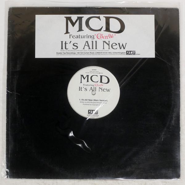 アーティスト：MCDタイトル：IT'S ALL NEWレーベル：DOUBLE TOP RECORDINGS DT009Tジャケット：E-盤：E-帯：NONEFMT：12枚数：1JAN：コメント：UK盤レビュー：