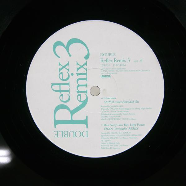 アーティスト：ドゥーブルタイトル：REFLEX REMIX 3レーベル：LABSOUL LSR151ジャケット：E-盤：E-帯：NONEFMT：12枚数：1JAN：コメント： 08. JAPAN-ORIGINAL / A2 FEAT. LU...