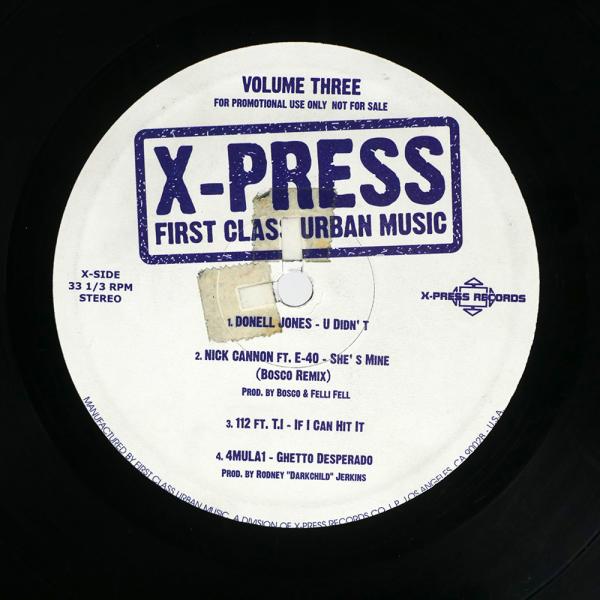 アーティスト：VAタイトル：X-Press First Class Urban Music Volume Threeレーベル：X-PRESS XPRESS3ジャケット：VG+,SP,ST盤：VG+,ST帯：NONEFMT：12枚数：1JAN...