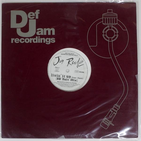 アーティスト：JA RULEタイトル：LIVIN' IT UP / NEVER AGAINレーベル：DEF JAM RECORDINGS LIVINDJ2ジャケット：E-盤：VG帯：NONEFMT：12枚数：1JAN：コメント：US盤 盤に...