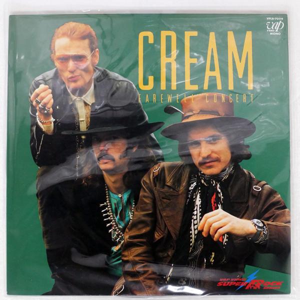 アーティスト：Creamタイトル：Farewell Concertレーベル：VAP VIDEO VPLR70119ジャケット：E盤：E帯：NONEFMT：LD枚数：1JAN：コメント：国内盤 インサート付きレビュー：