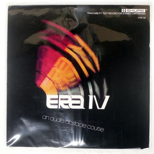 アーティスト：NO ARTISTタイトル：AN AUDIO OBSTACLE COURSE - ERA IVレーベル：SHURE TTR115ジャケット：E盤：E-帯：NONEFMT：12枚数：2JAN：コメント：US盤  インサート付きレ...