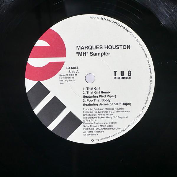 アーティスト：MARQUES HOUSTONタイトル：MH SAMPLERレーベル：ELEKTRA ED6856ジャケット：E-盤：E-,DJ帯：NONEFMT：12枚数：1JAN：コメント：国内盤 プロモレビュー：