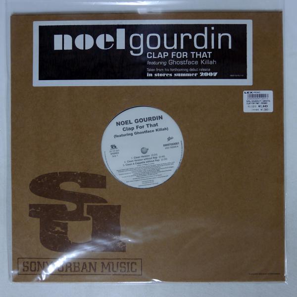 アーティスト：NOEL GOURDINタイトル：CLAP FOR THATレーベル：SONY URBAN MUSIC 88697022001ジャケット：E-,ST盤：VG+帯：NONEFMT：12枚数：1JAN：コメント：US盤レビュー：